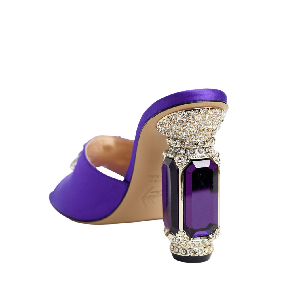 Purple Mules 100 | Elegant and Stylish Purple Mules – Nalebe